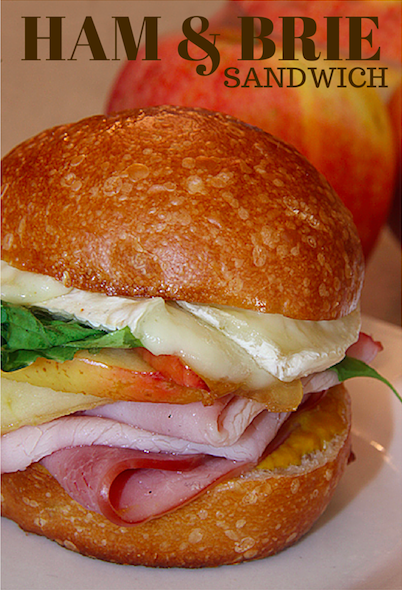Gourmet Ham and Brie Sandwich - Gather Lemons