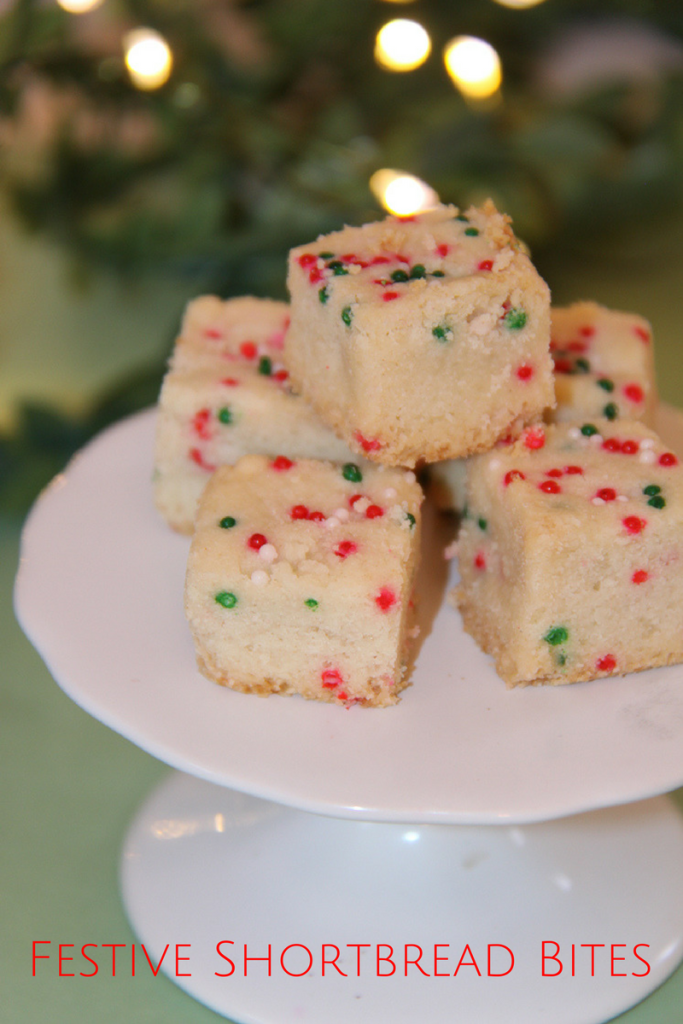 Festive Shortbread Bites - Gather Lemons