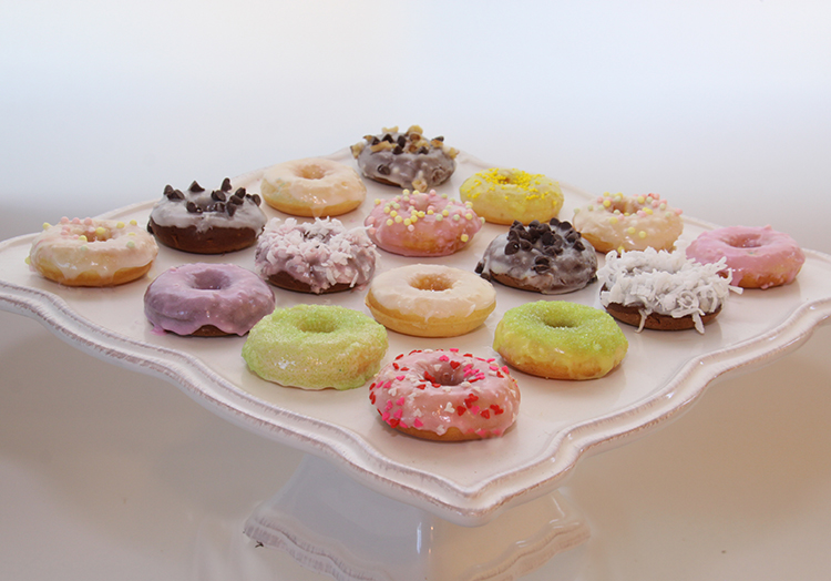 Mini Donuts with Icing - Gather Lemons