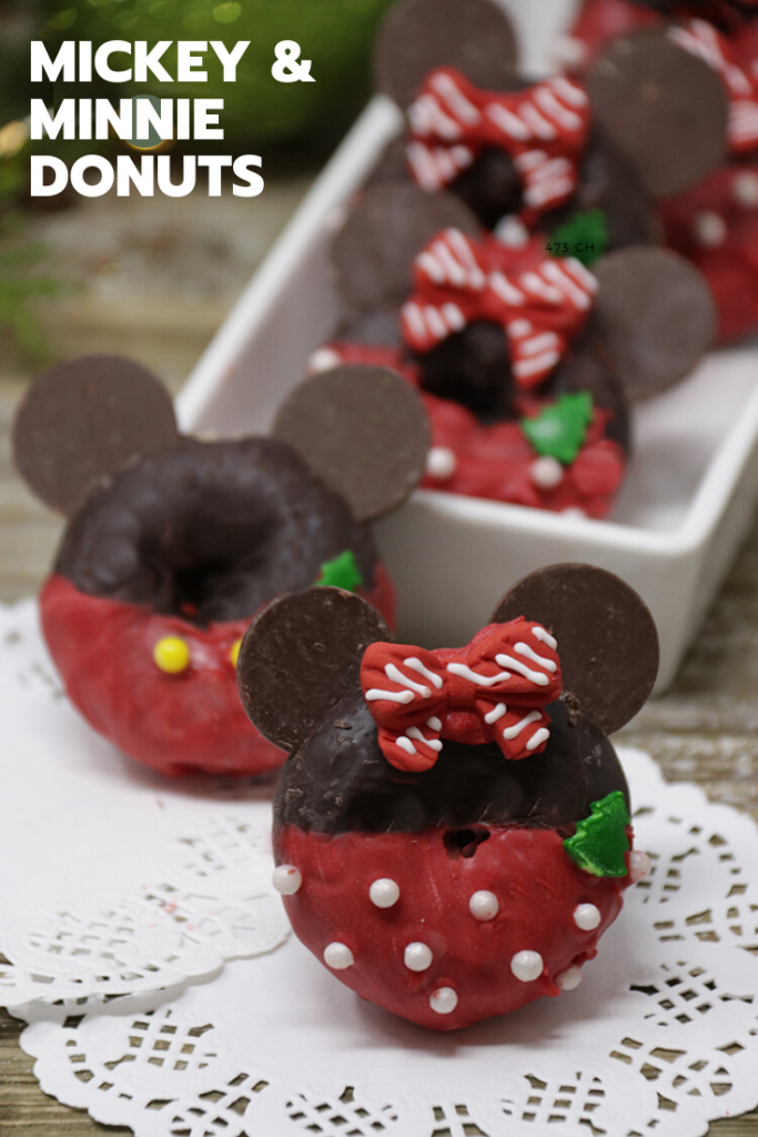 Mickey and Minnie Holiday Donuts - Gather Lemons