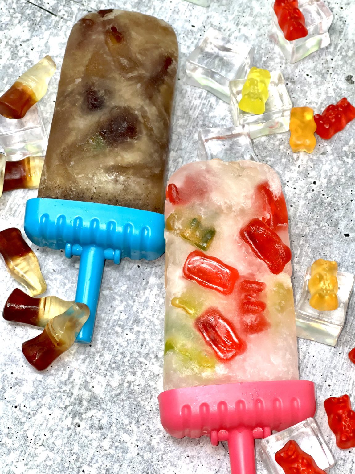 Gummy Soda Pop-sicles - Gather Lemons