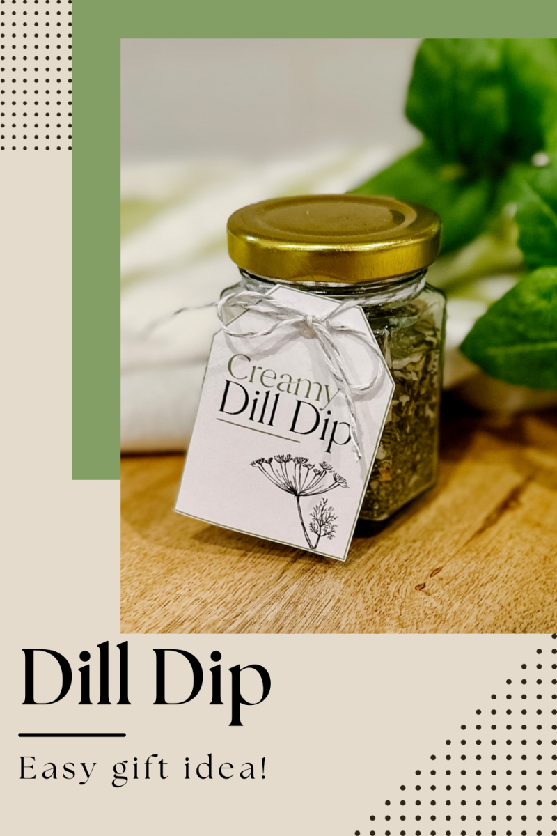 Dill Dip Gift Idea (Free Printable) - Gather Lemons
