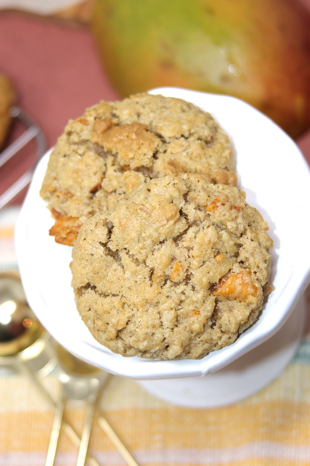 Dried Mango Oatmeal Cookies - Gather Lemons